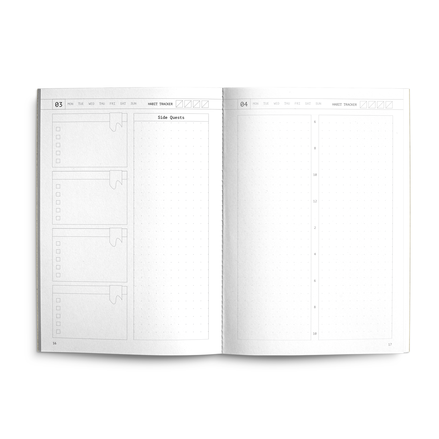 Fast Brain Daily Productivity Planner- Single Notebook – Creator's Friend