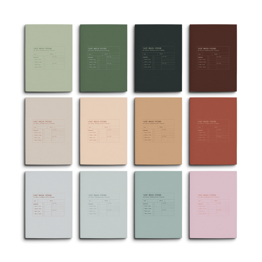 Fast Brain Daily Productivity Planners - Complete Set – Creator's Friend